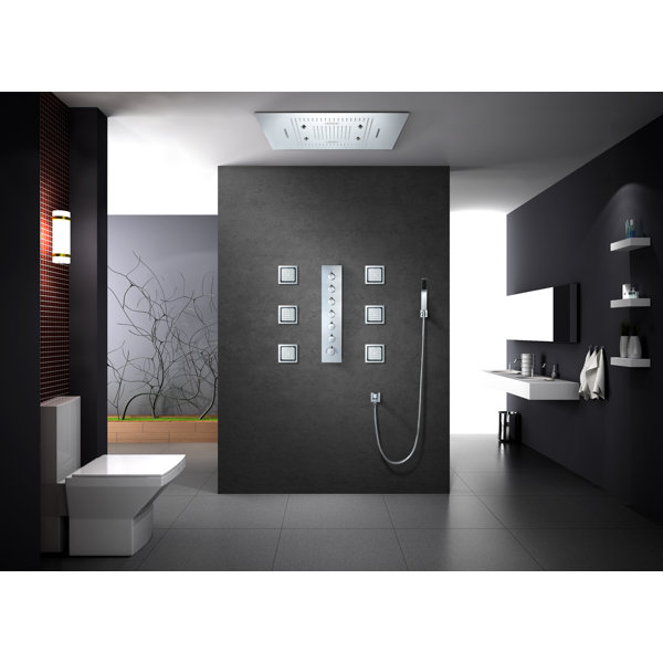 Wonderland America Thermostatic Complete Shower System with Rough in ...