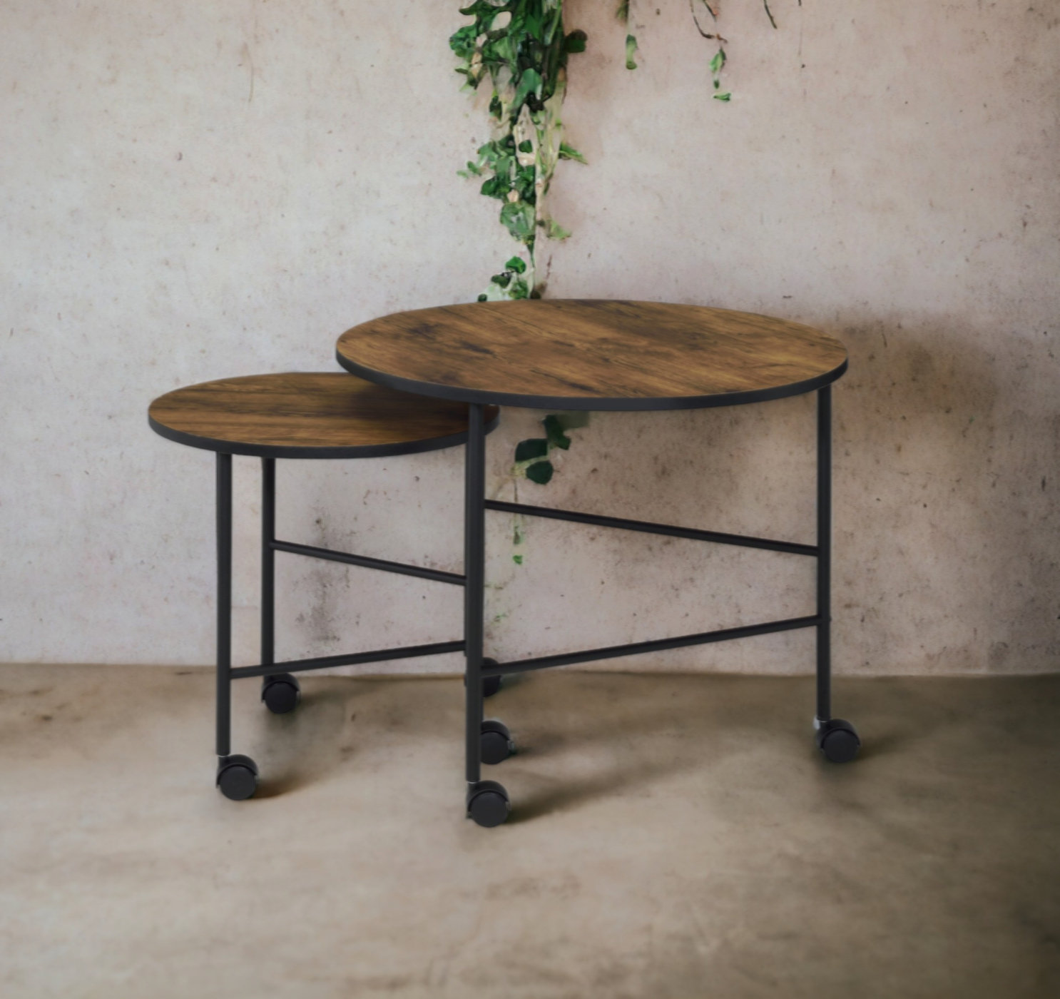 17 Stories Oblis 2Pc Pk Nesting Tables | Wayfair