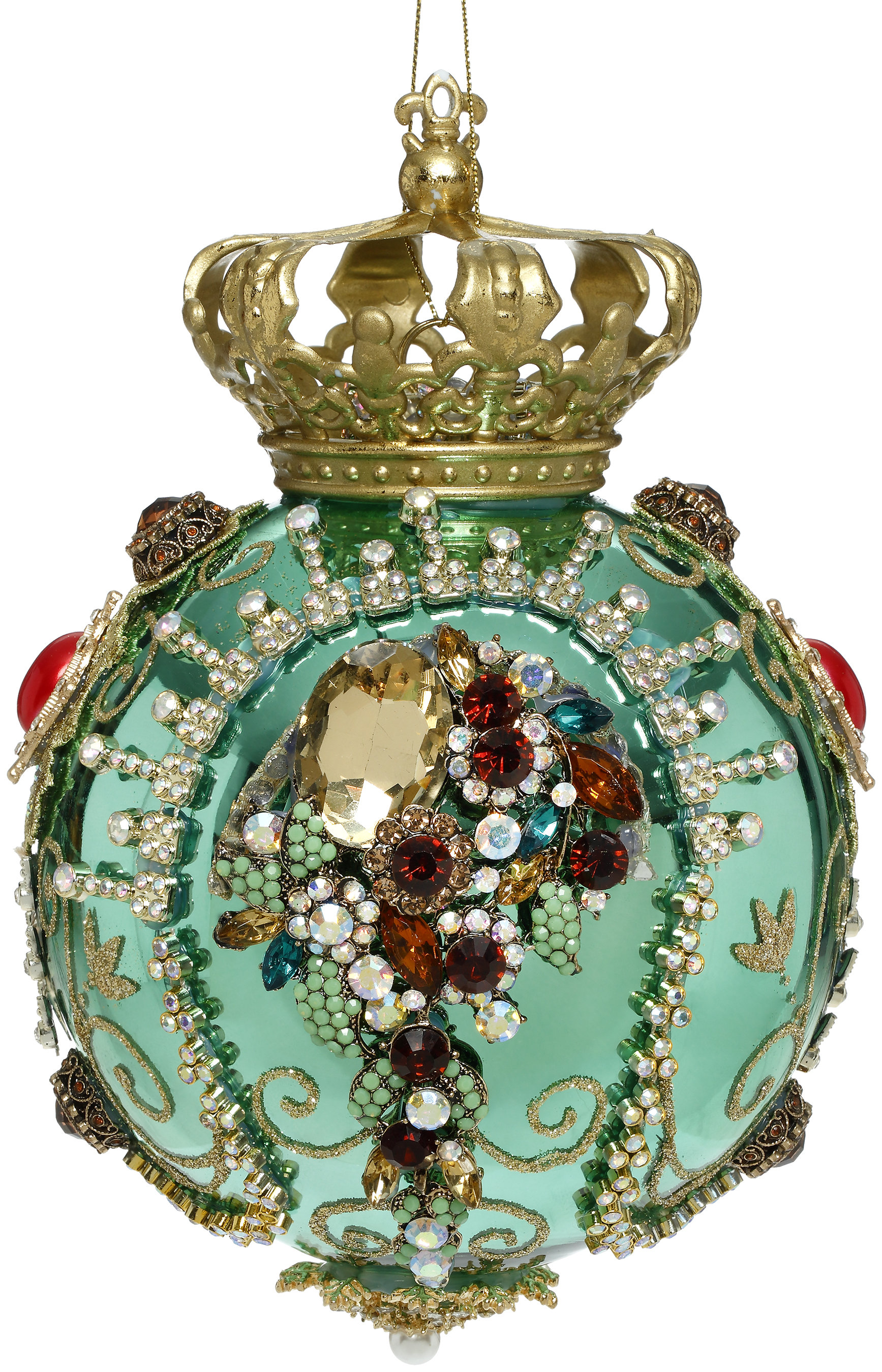 Mark Roberts Crown Jewels Ornament, Turquoise - 7 Inches | Wayfair