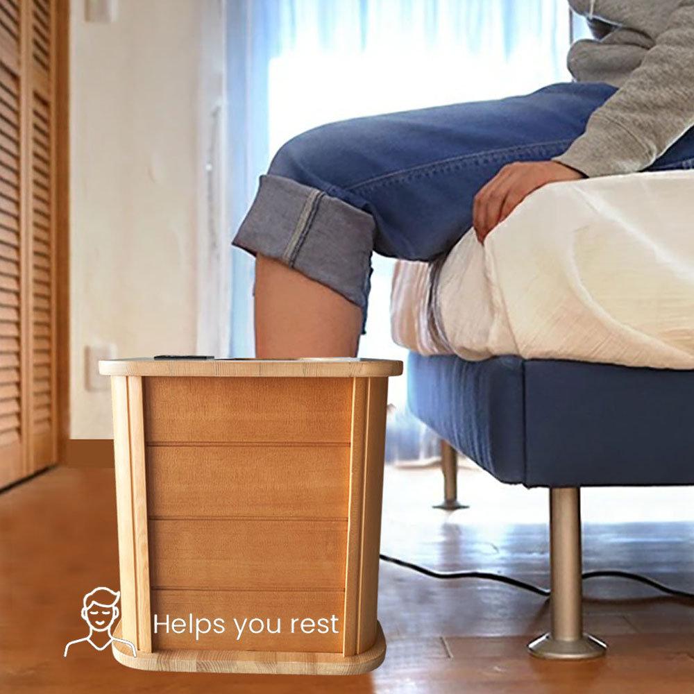 MOLAMOLA Portable Dry Heated Infrared Foot Spa And Sauna Without Water ...