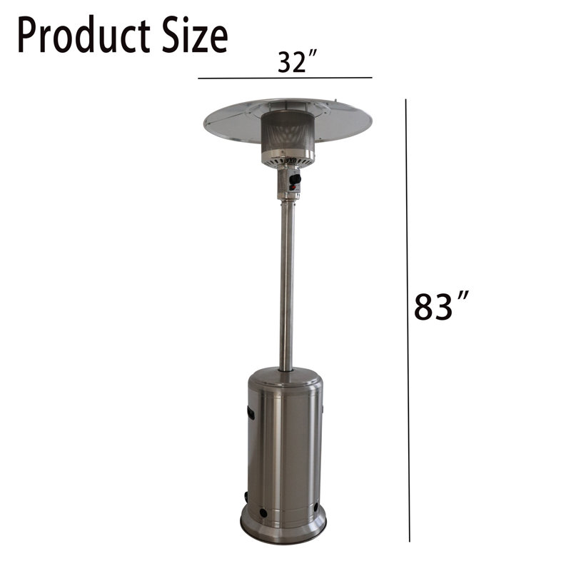 Blueoceannow Standing Patio Heater | Wayfair