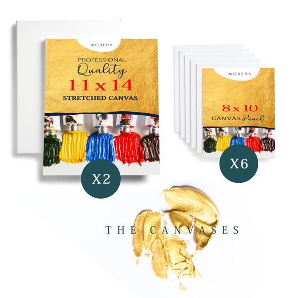 Modera Large Deluxe Artist Painting Set, 139-Piece Professional Art ...