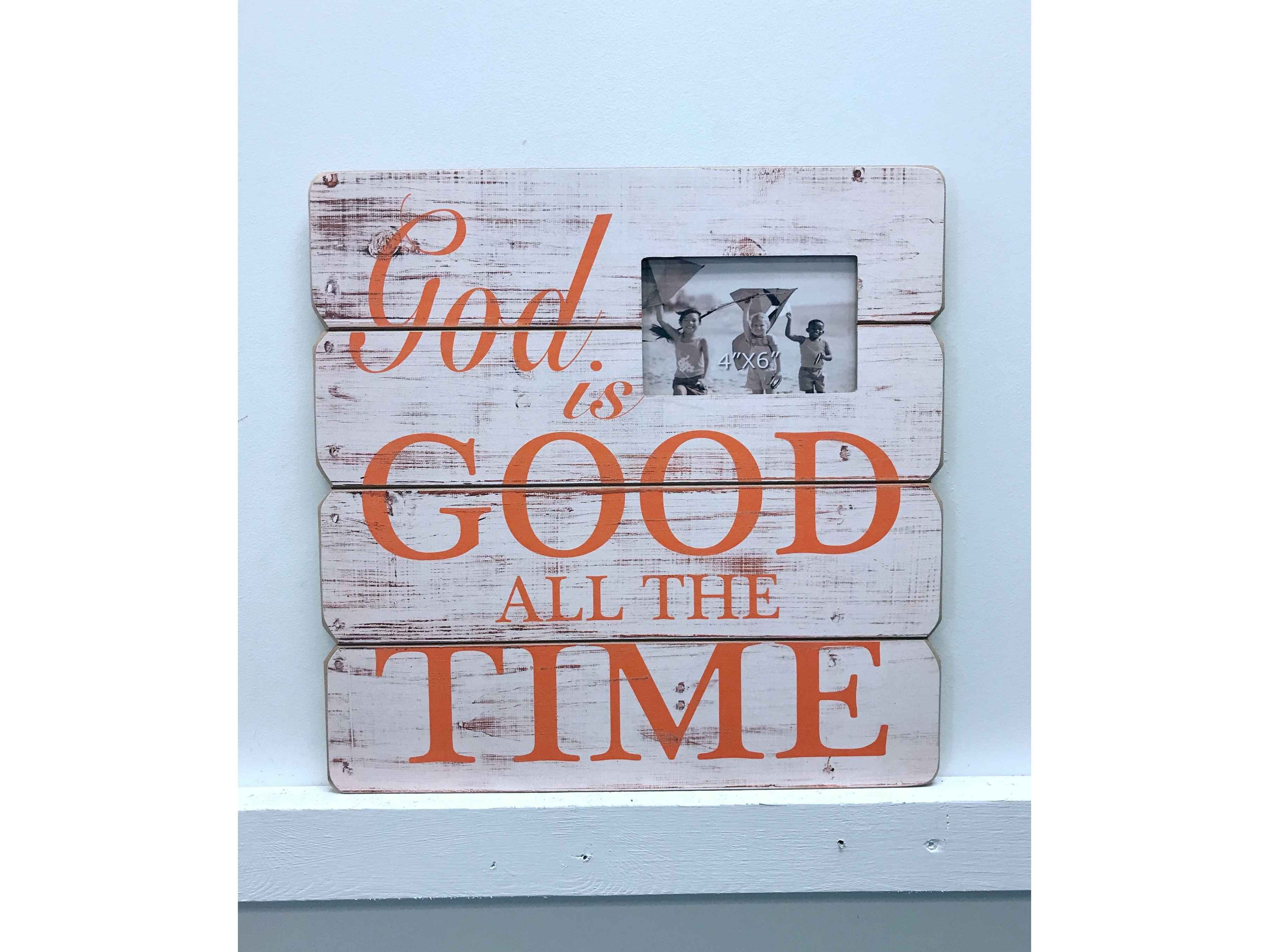 Winston Porter 'God Good Time' Picture Frame & Reviews | Wayfair