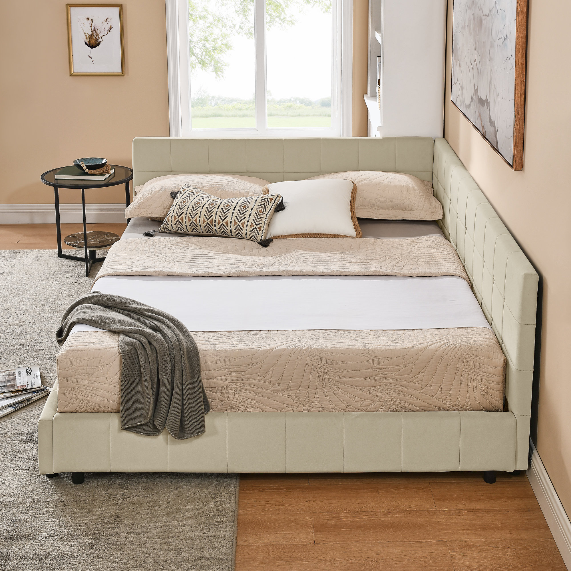 Latitude Run® Verasha Upholstery Bed Frame - Wayfair Canada