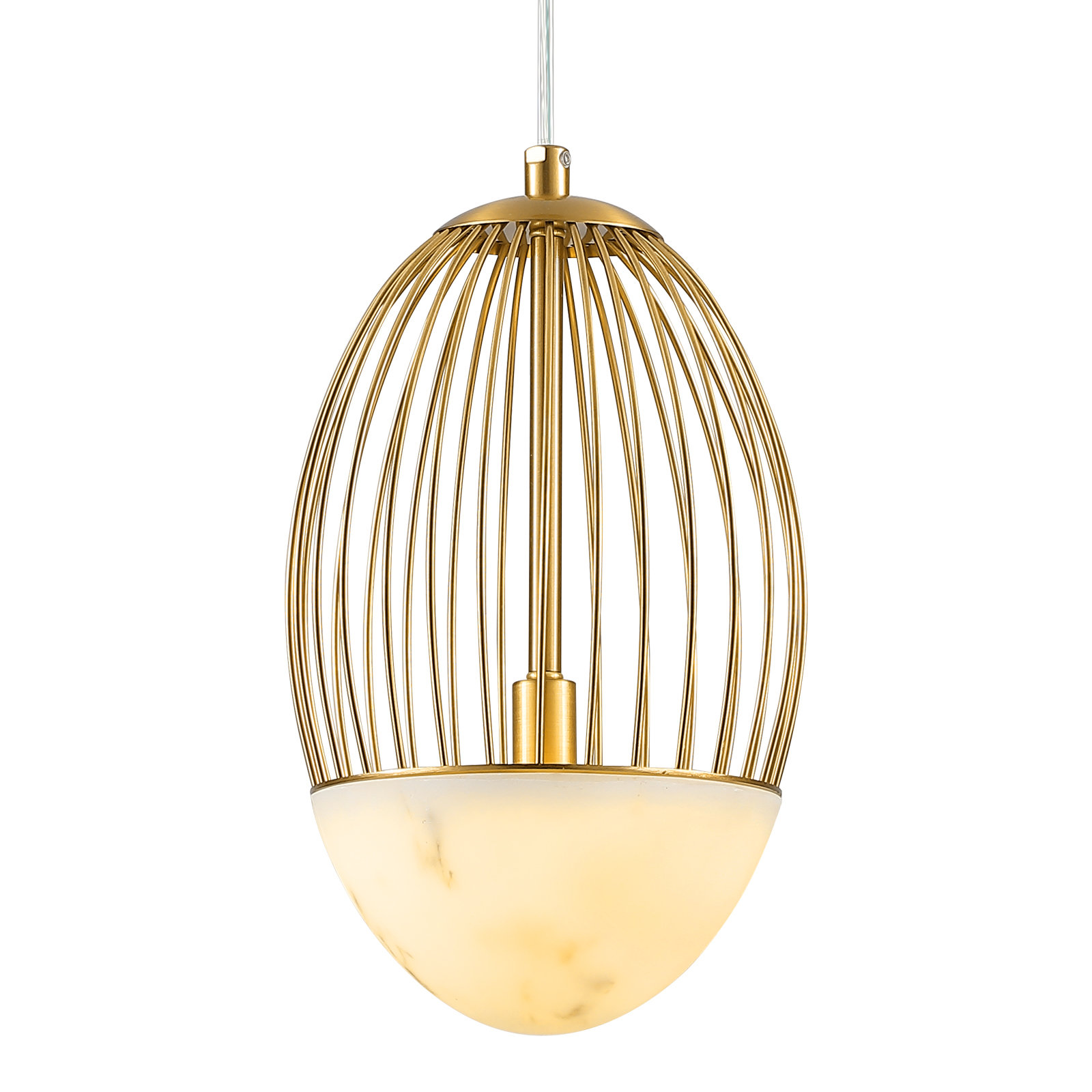 Mercer41 Small Gold Pendant Light - Wayfair Canada