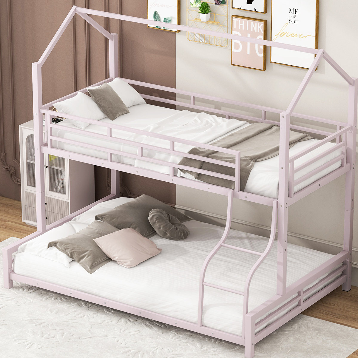 Harper Orchard Metal Open-Frame;Canopy Bed | Wayfair