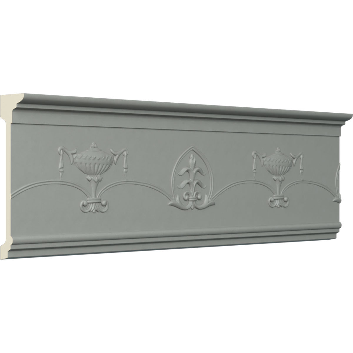 Ekena Millwork Harrington Urn Chair Rail | Wayfair