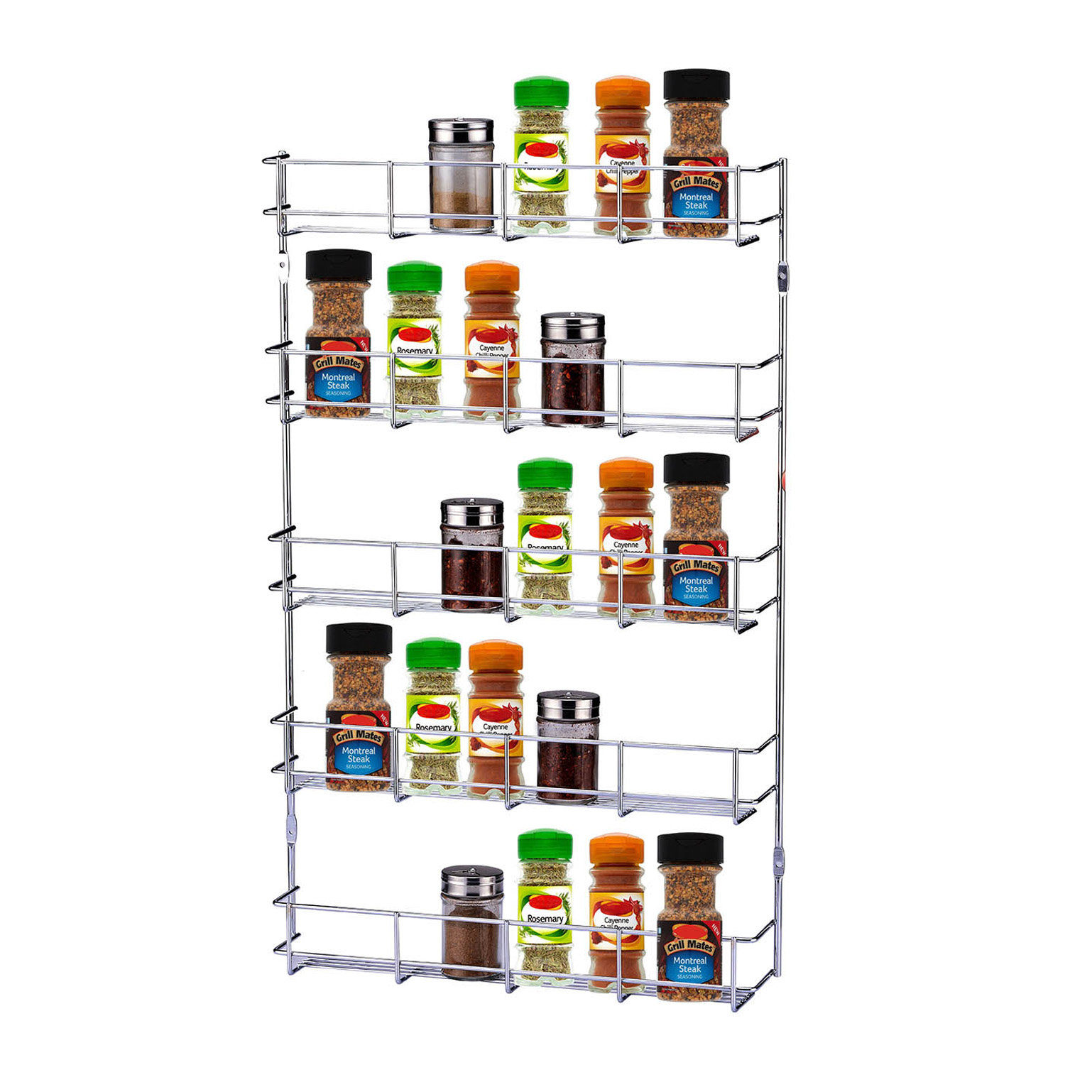 Buckingham Spice and Herb Rack Wall Mounted Kitchen Cupboard Storage ...