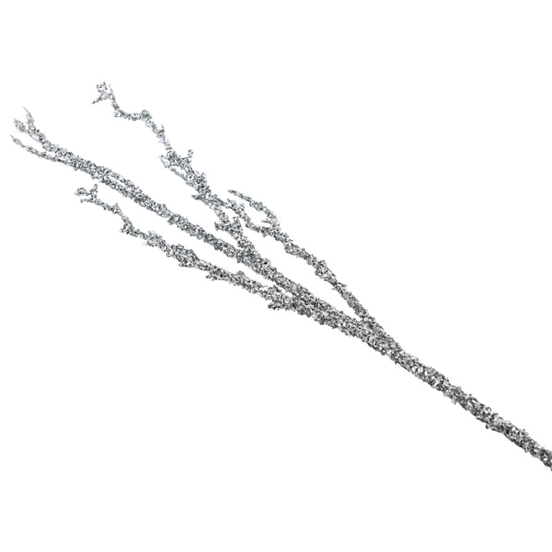 Northlight Seasonal 31" Glittered Silver Artificial Twig Christmas ...