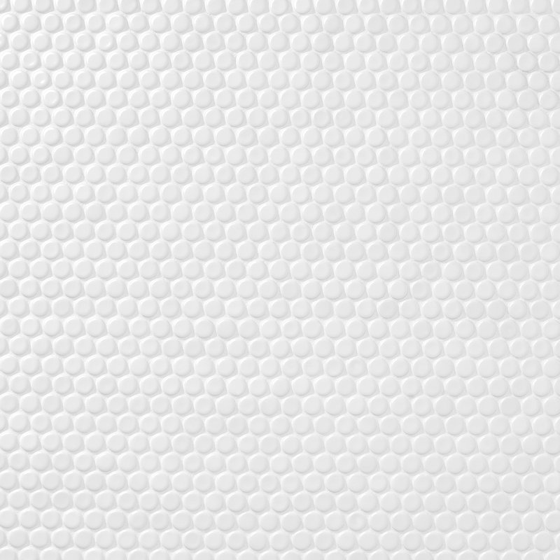 Bond Tile Bliss 11.49'' W x 12.32'' L Ceramic Penny Round Mosaic Floor ...