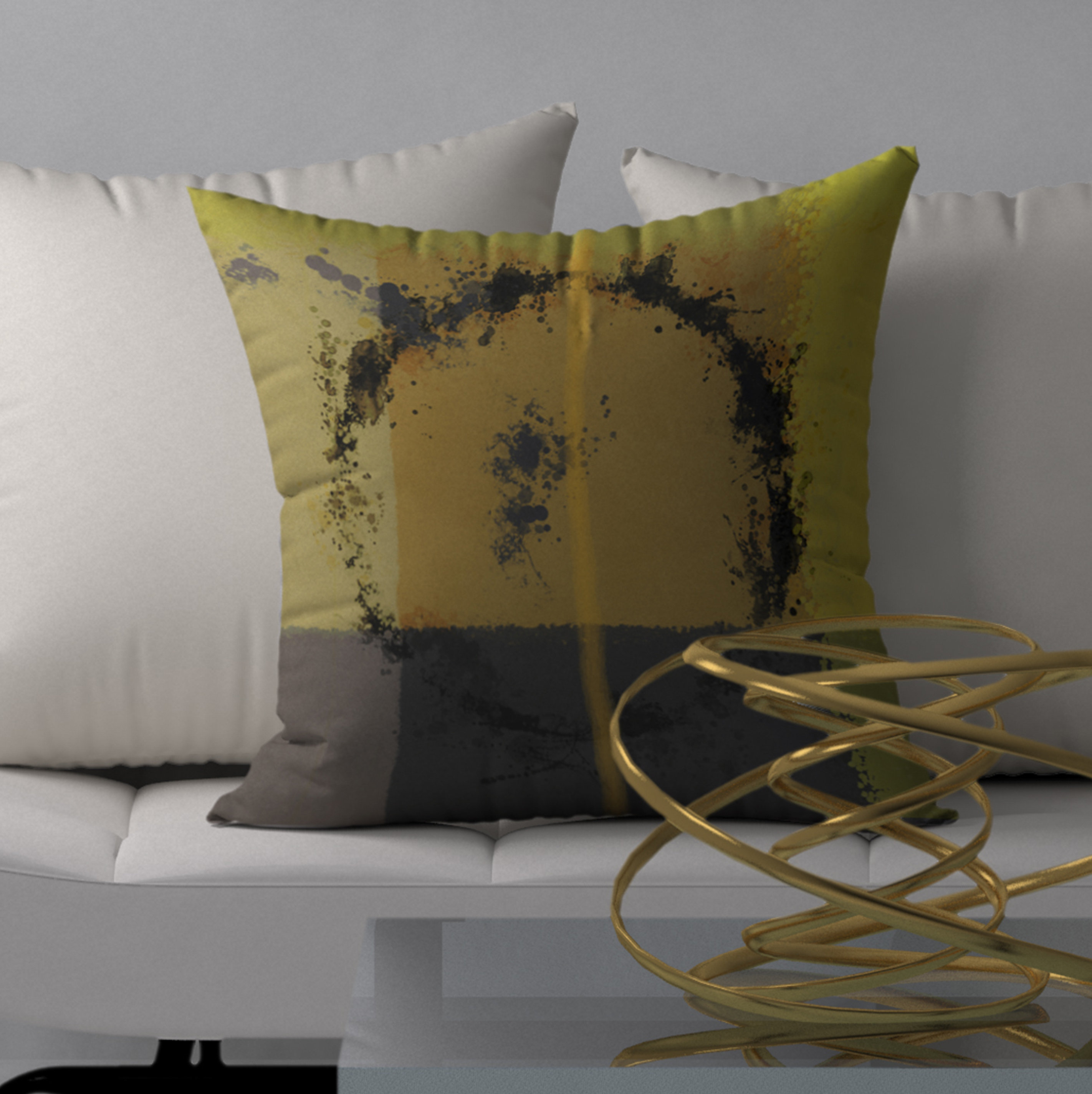 LeRoi Products Power Crisp Decorative Square Pillow Cover & Insert ...