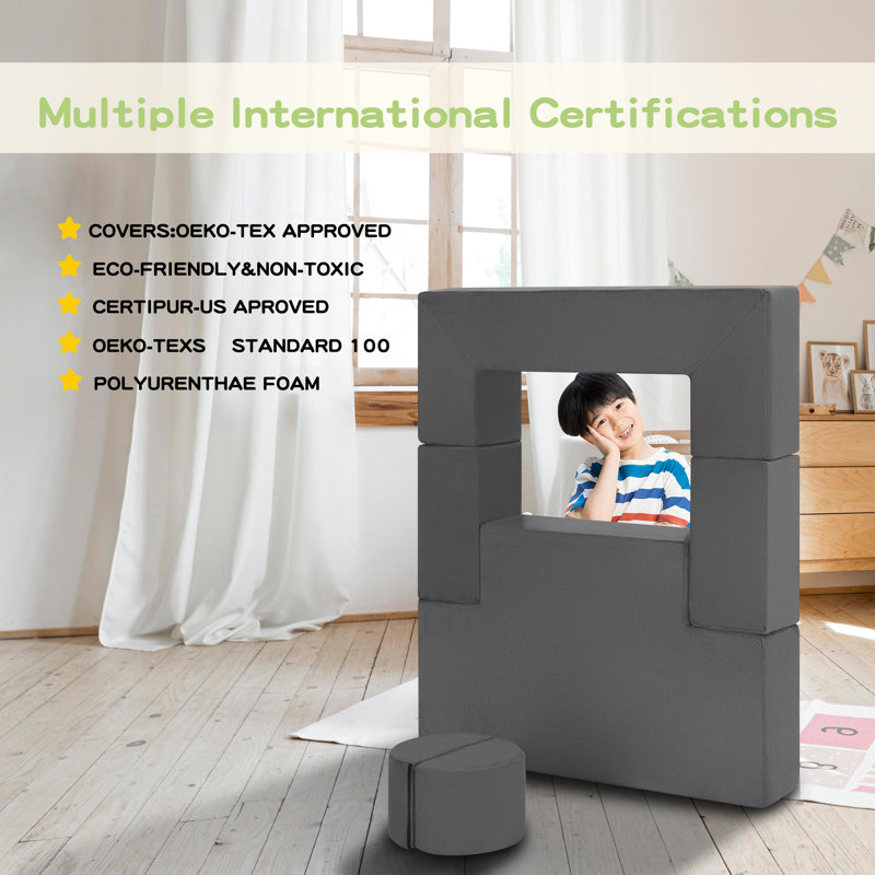 Zoomie Kids Aleris Kids Foam Chair | Wayfair