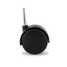 Outwater 2-3/8in. Black Nylon Swivel Hooded Hercules Twin Wheel Caster ...