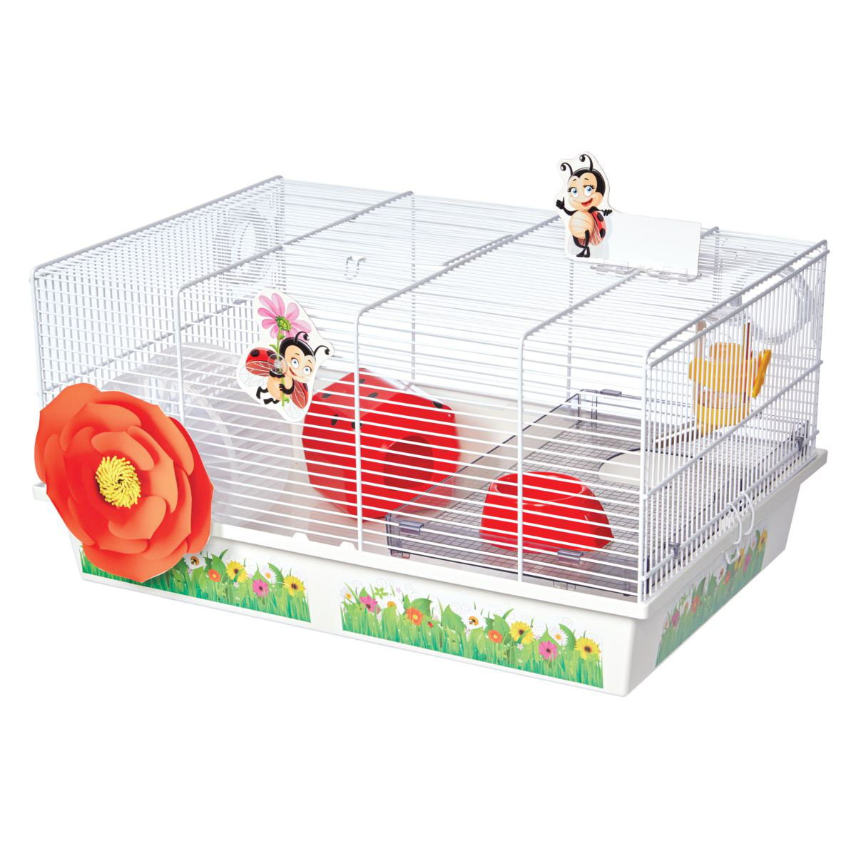 Midwest Homes For Pets Critterville Ladybug Hamster Cage | Wayfair