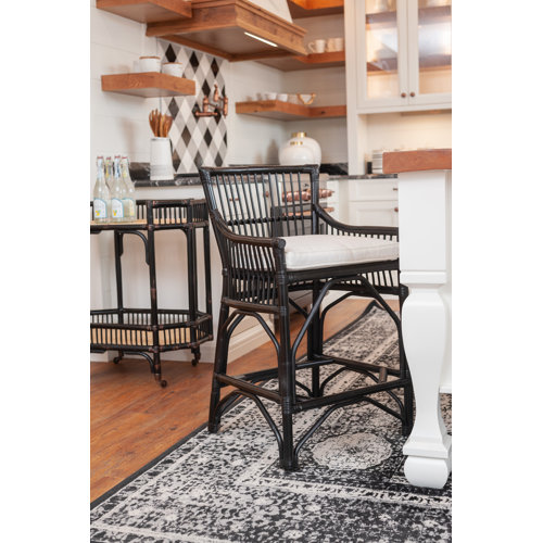 Farmhouse & Rustic Low Back Bar & Counter Stools | Birch Lane