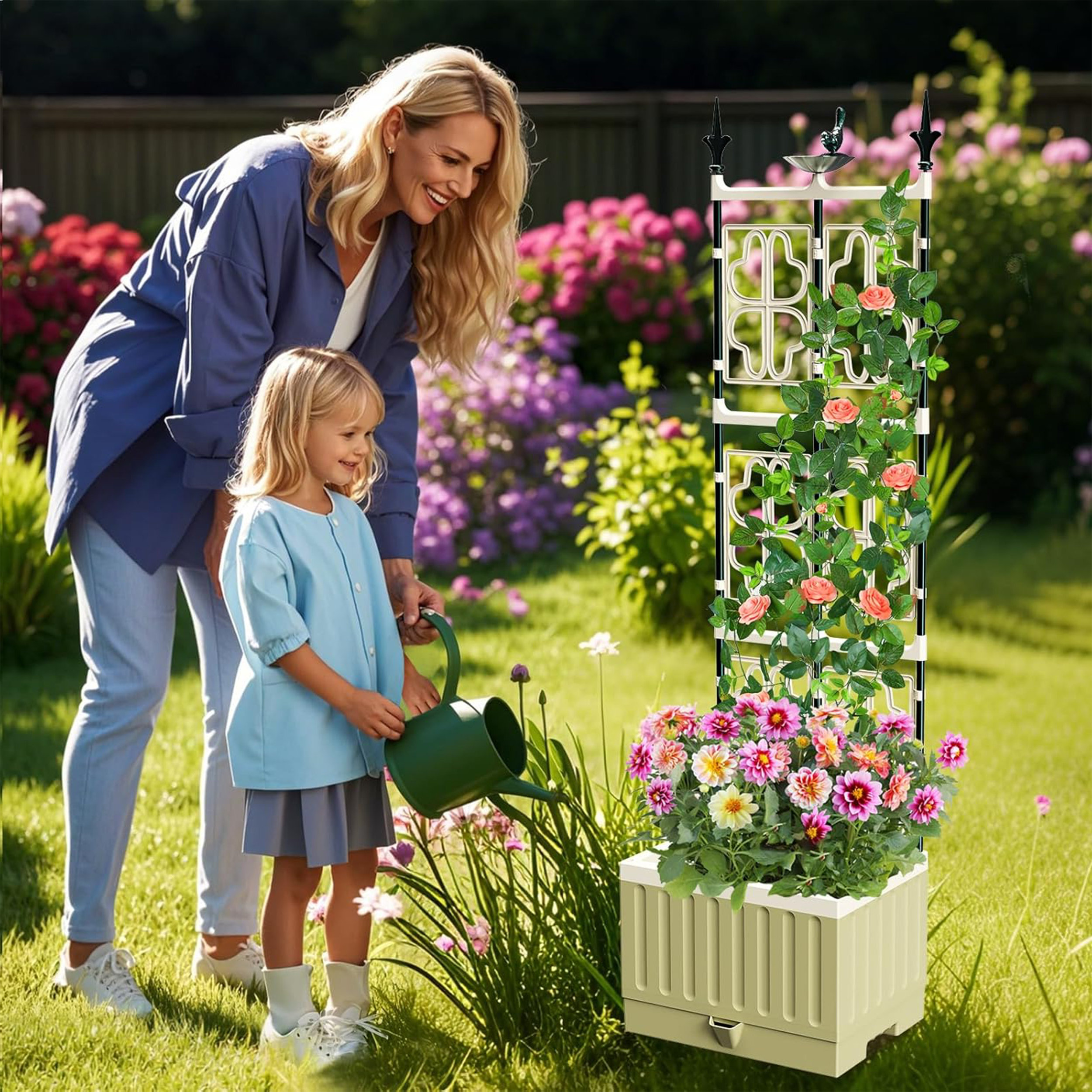 Arlmont & Co. 2" Tomato Planters for Climbing Plants Vegetable Vine ...