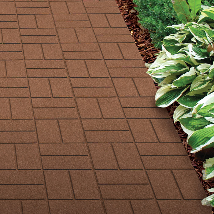 Rubberific 16'' x 16'' Composite Paving Stone & Reviews | Wayfair