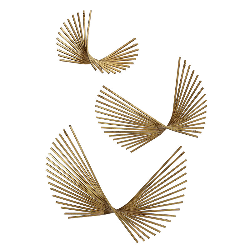 Everly Quinn Antique Gold Wall Decor | Wayfair