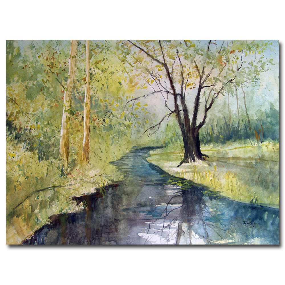 Winston Porter 'Covered Bridge Park I' by Ryan Radke Painting Print on ...