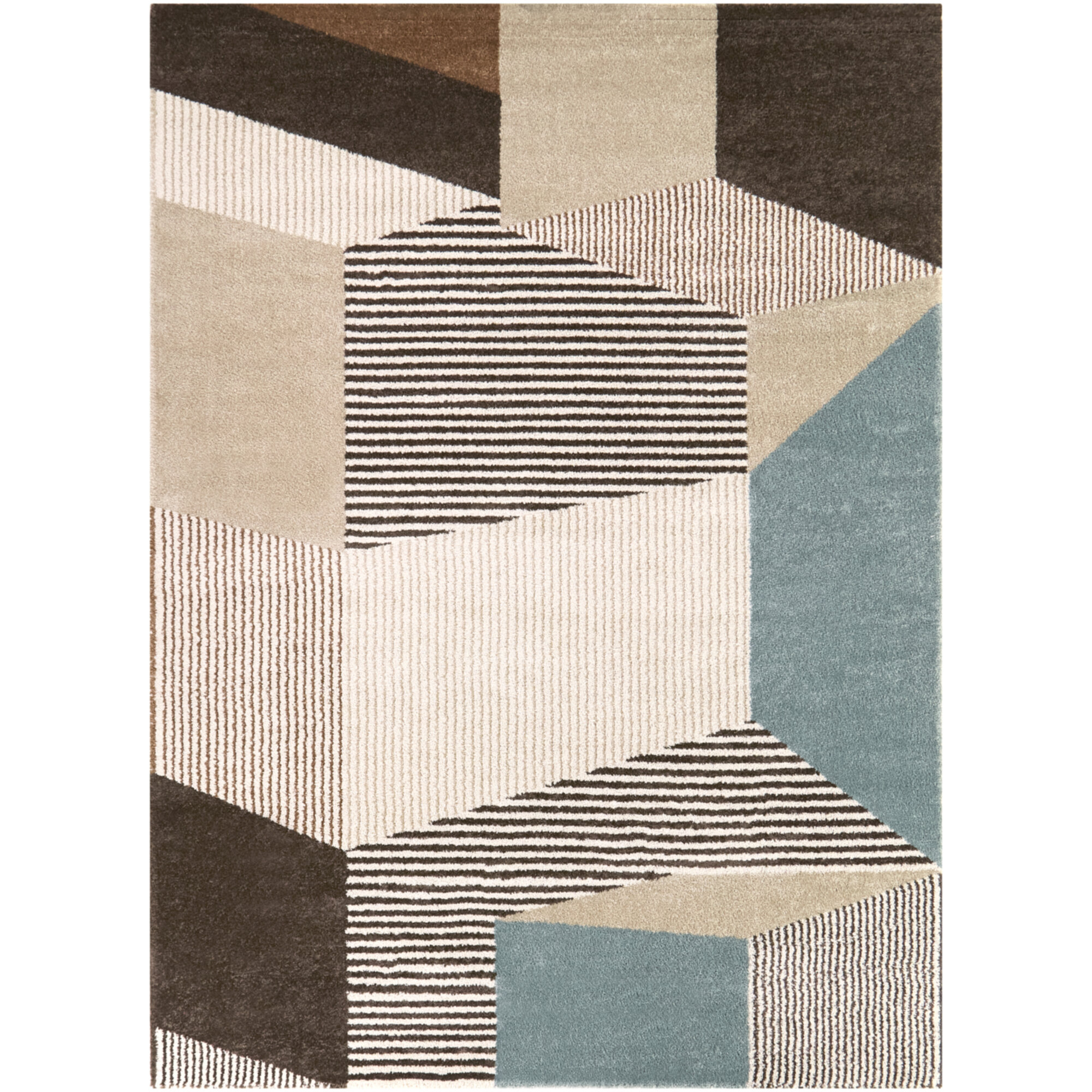 Ivy Bronx Barrett Cream Modern Geometric Area Rug - Wayfair Canada