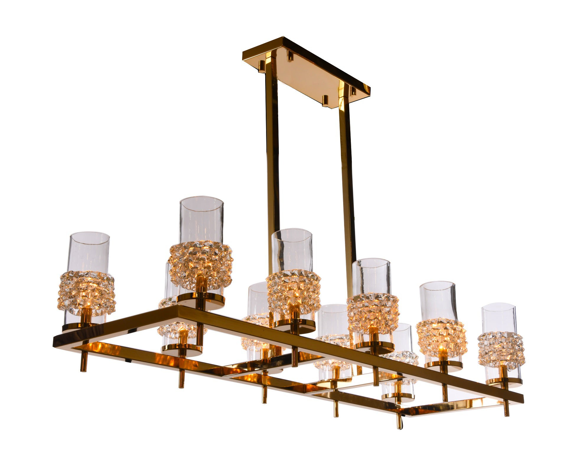 Luxe Light and Home Gio 10 - Light Kitchen Island Pendant | Perigold
