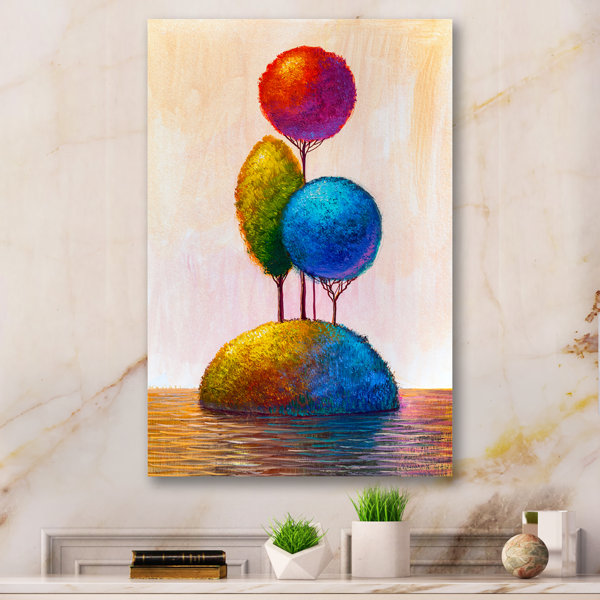 Winston Porter Colorful Multi Season Trees II " Colourful Multi Season ...