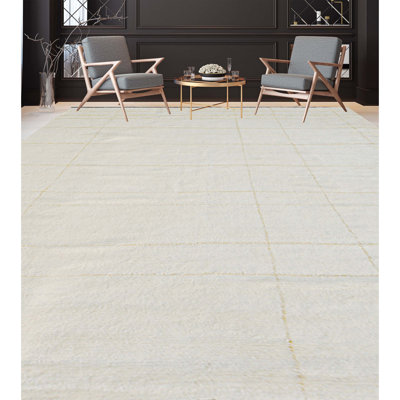 Bokara Rug Co., Inc. Hand-Knotted High-Quality Ivory and Gold Area Rug ...