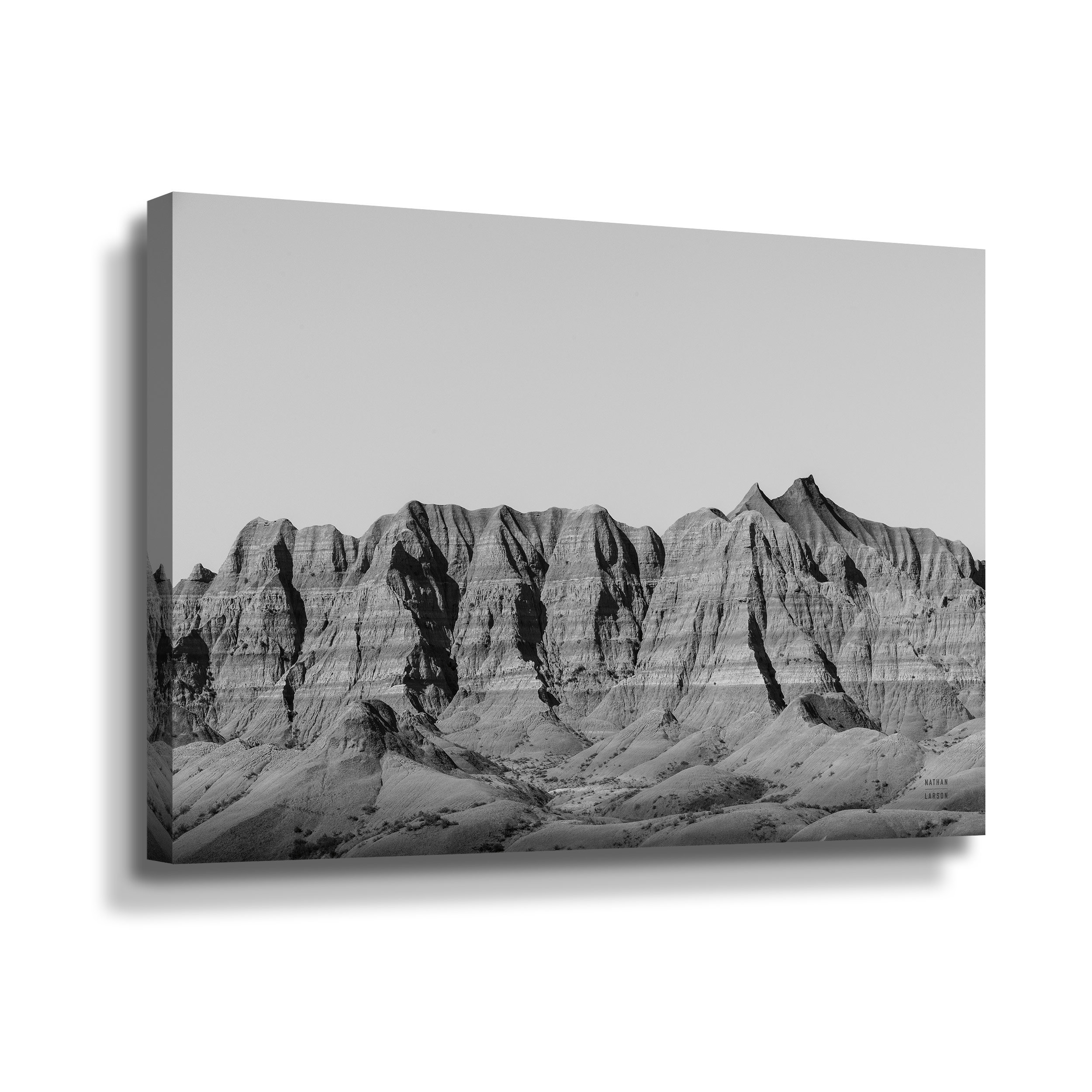 Millwood Pines Badlands BW - Painting | Wayfair