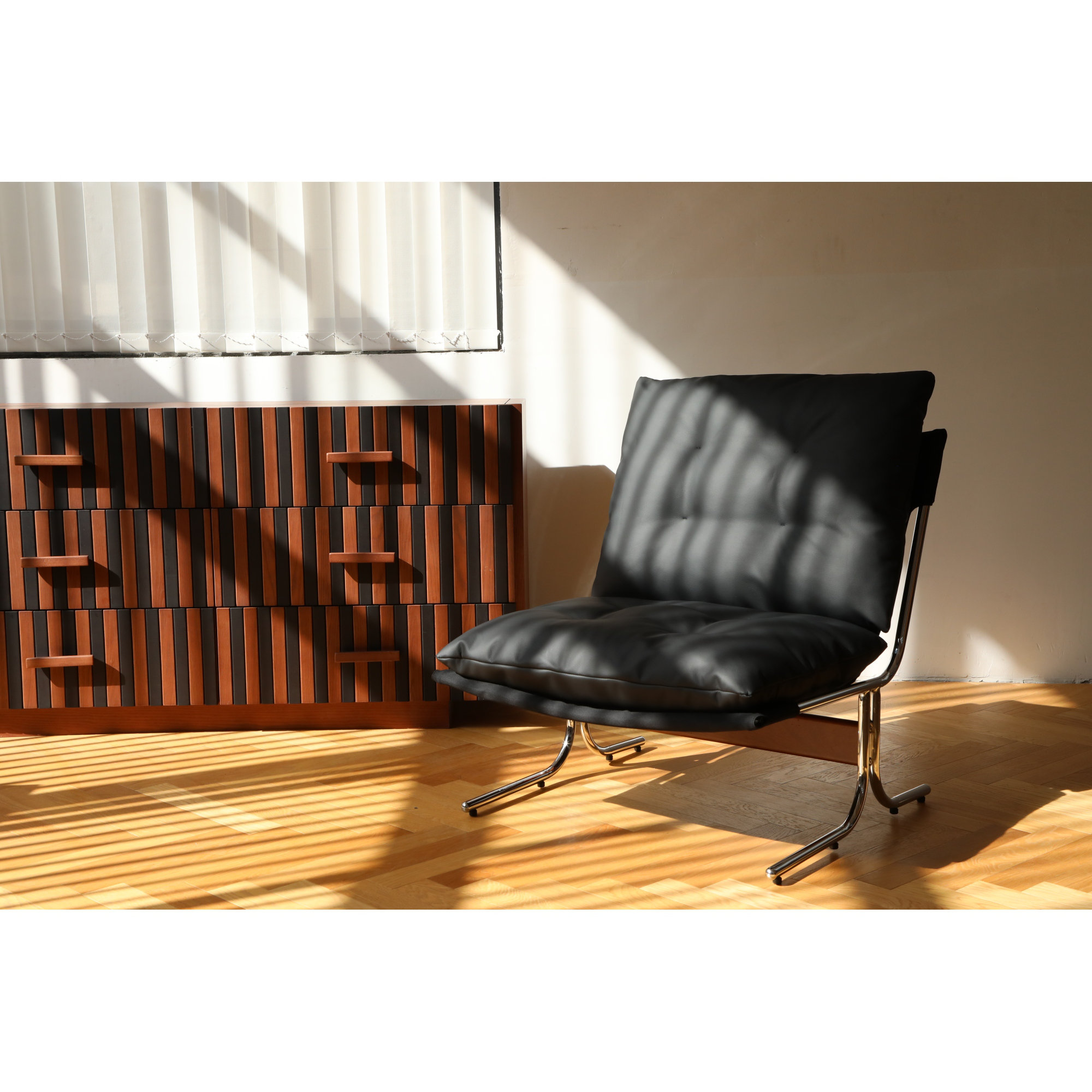 Latitude Run® High Back Comfort Faux Leather Modern Armchair For Living ...