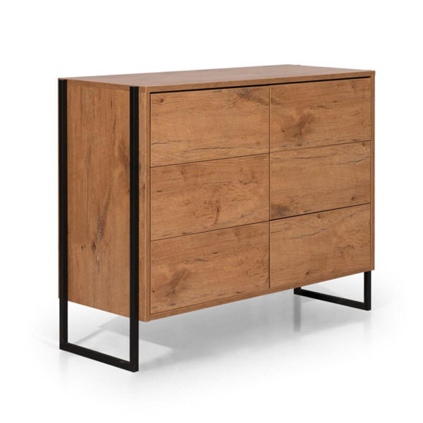 Borough Wharf Flossmoor 110Cm Wide 6 Drawer Sideboard | Wayfair.co.uk