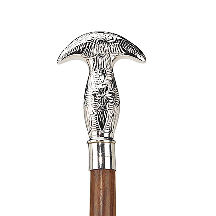 Design Toscano Double-Hooked Knob Handle Single Point Cane & Reviews ...