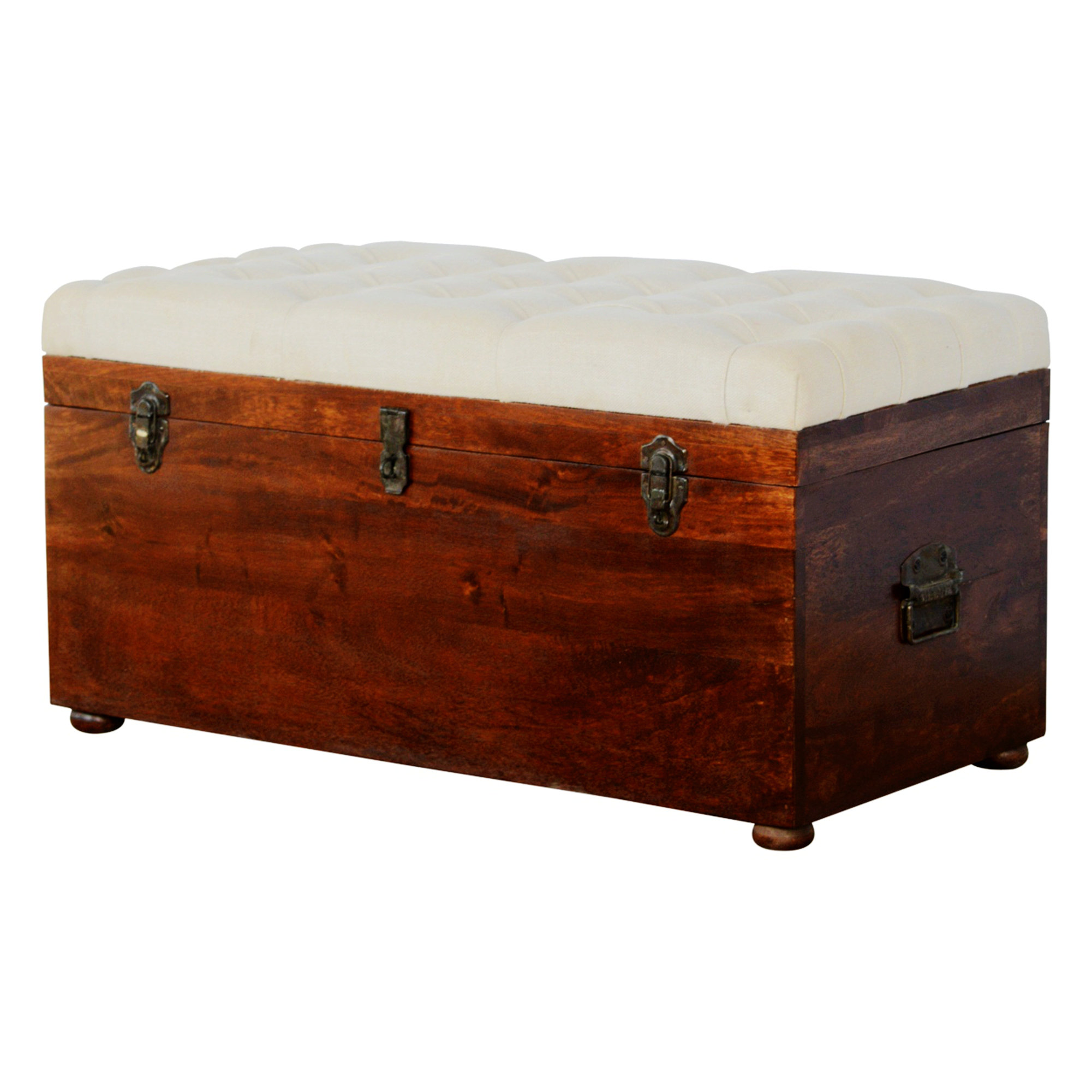 Millwood Pines Multipurpose Linen Storage Trunk Cabinet,Durable and ...