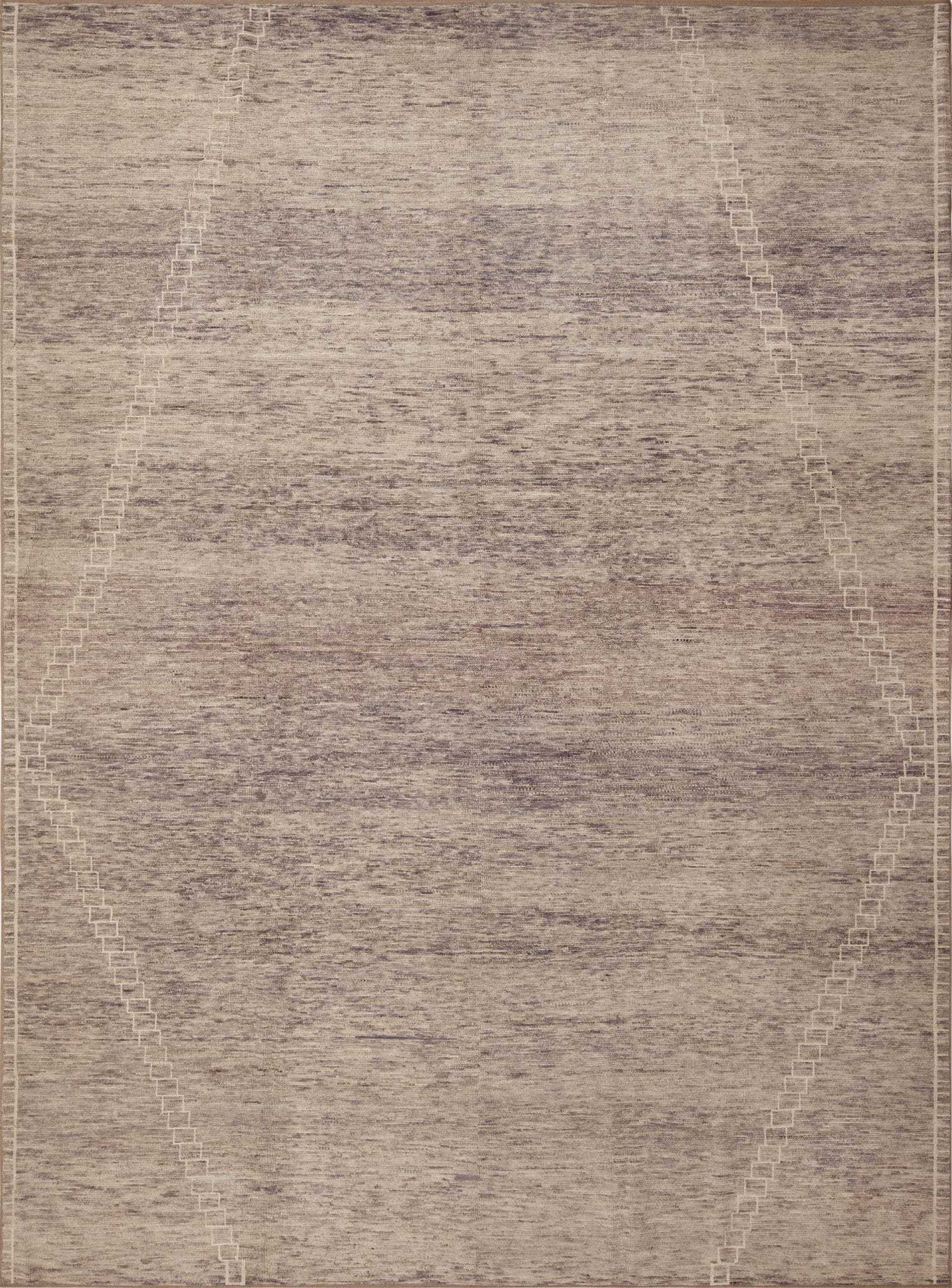 Nazmiyal Collection One-of-a-Kind Modern Contemporary Brown Geometric ...