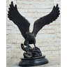 Wildon Home® Life Size Hawk American Bald Eagle Bronze Statue Art Deco ...