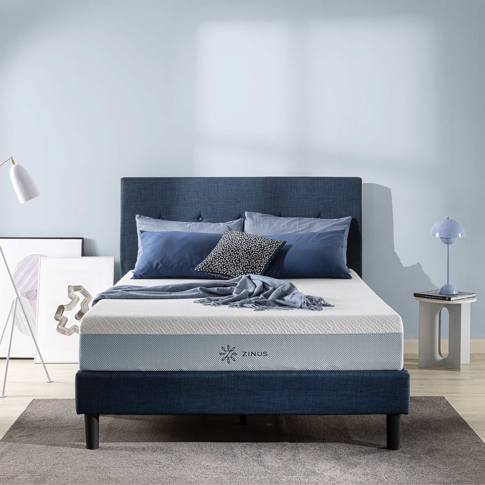 Zinus 12'' Medium Ultra Cooling Gel Memory Foam Mattress & Reviews ...