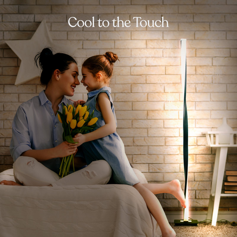 Brightech Helix 48 in. Industrial LED Energy Efficient Floor Lamp ...