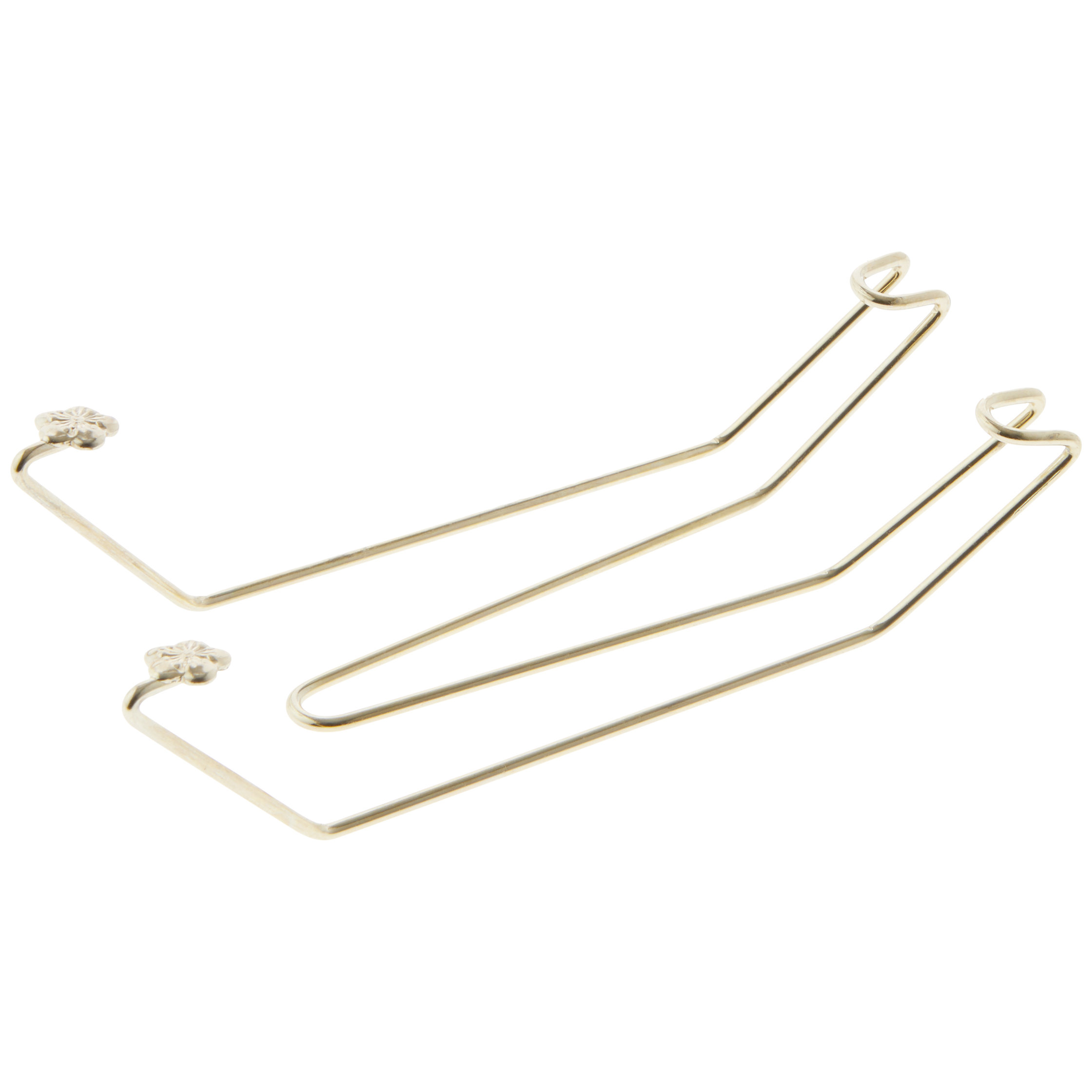Mercer41 Gold Wall Mountable Hanger, 5.625" H x 2" W x 1.375" D (For ...
