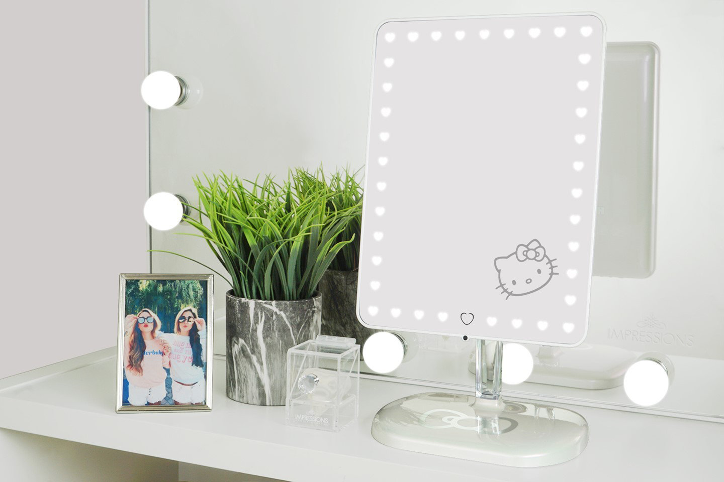 IMPRESSIONS VANITY · COMPANY Touch Pro Makeup Mirror with LED Lights ...