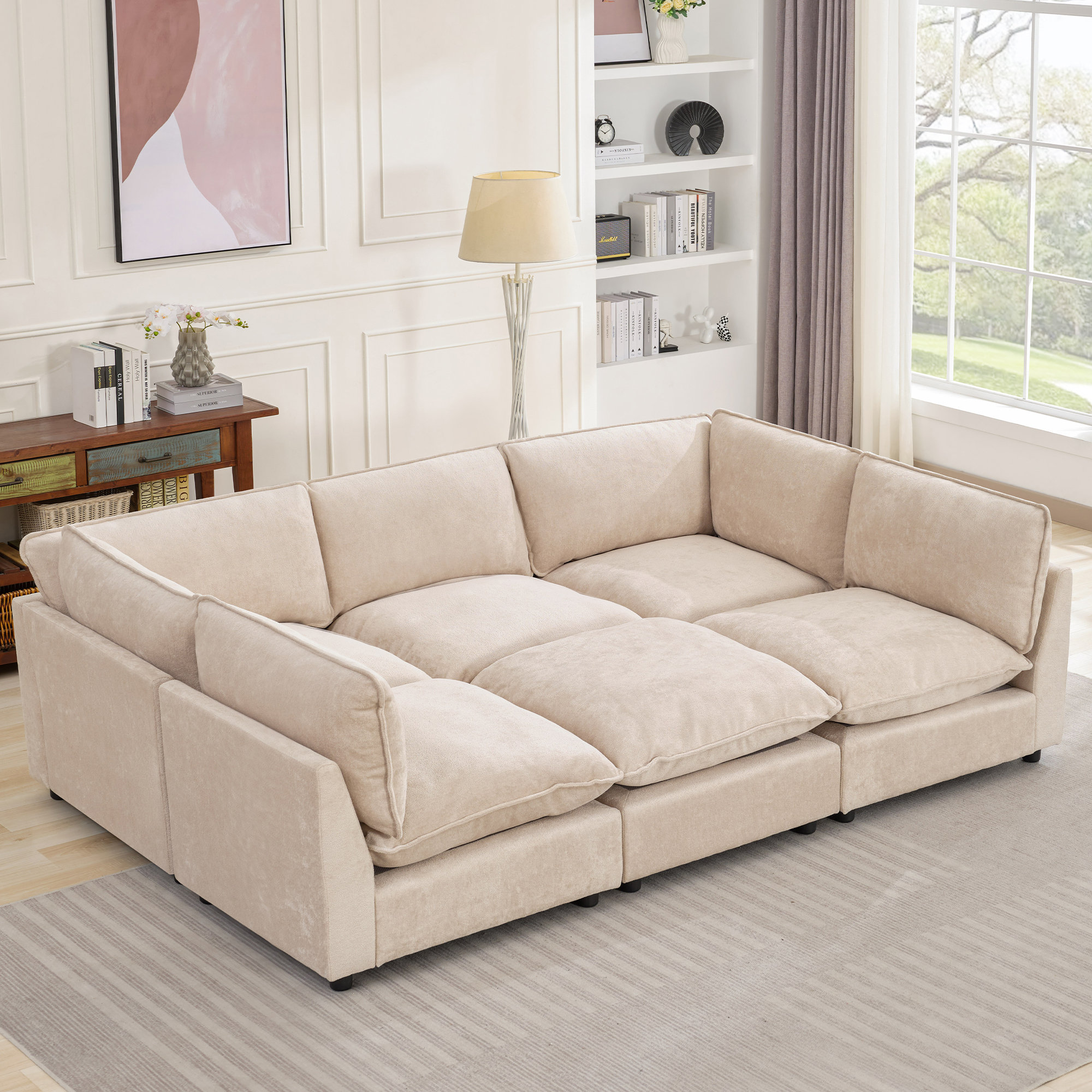 Latitude Run® 6-Seater Modular Sofa & Reviews | Wayfair