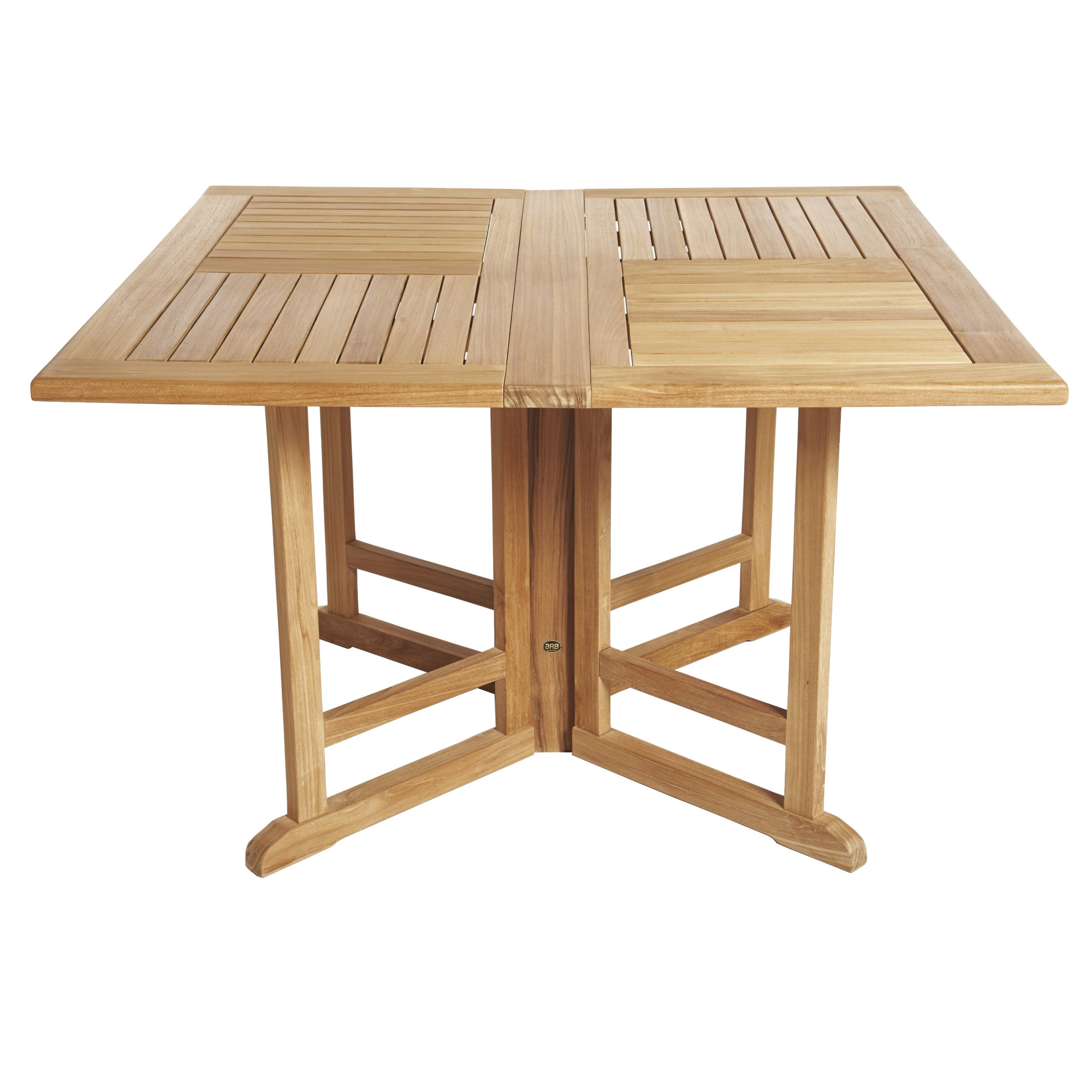 Loon Peak Teak Folding Table Butterfly - Square 47" - Wayfair Canada
