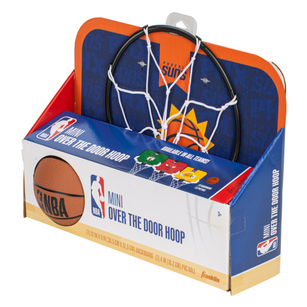 Franklin Sports NBA Phoenix Suns Mini Over the Door Basketball Hoop ...