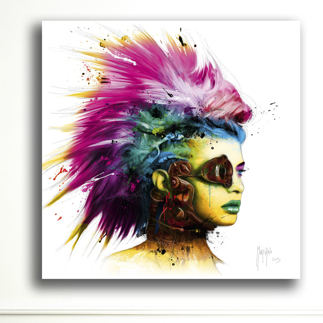 Jaxson Rea "Cyber Punk II" by Patrice Murciano Graphic Art on Wrapped ...