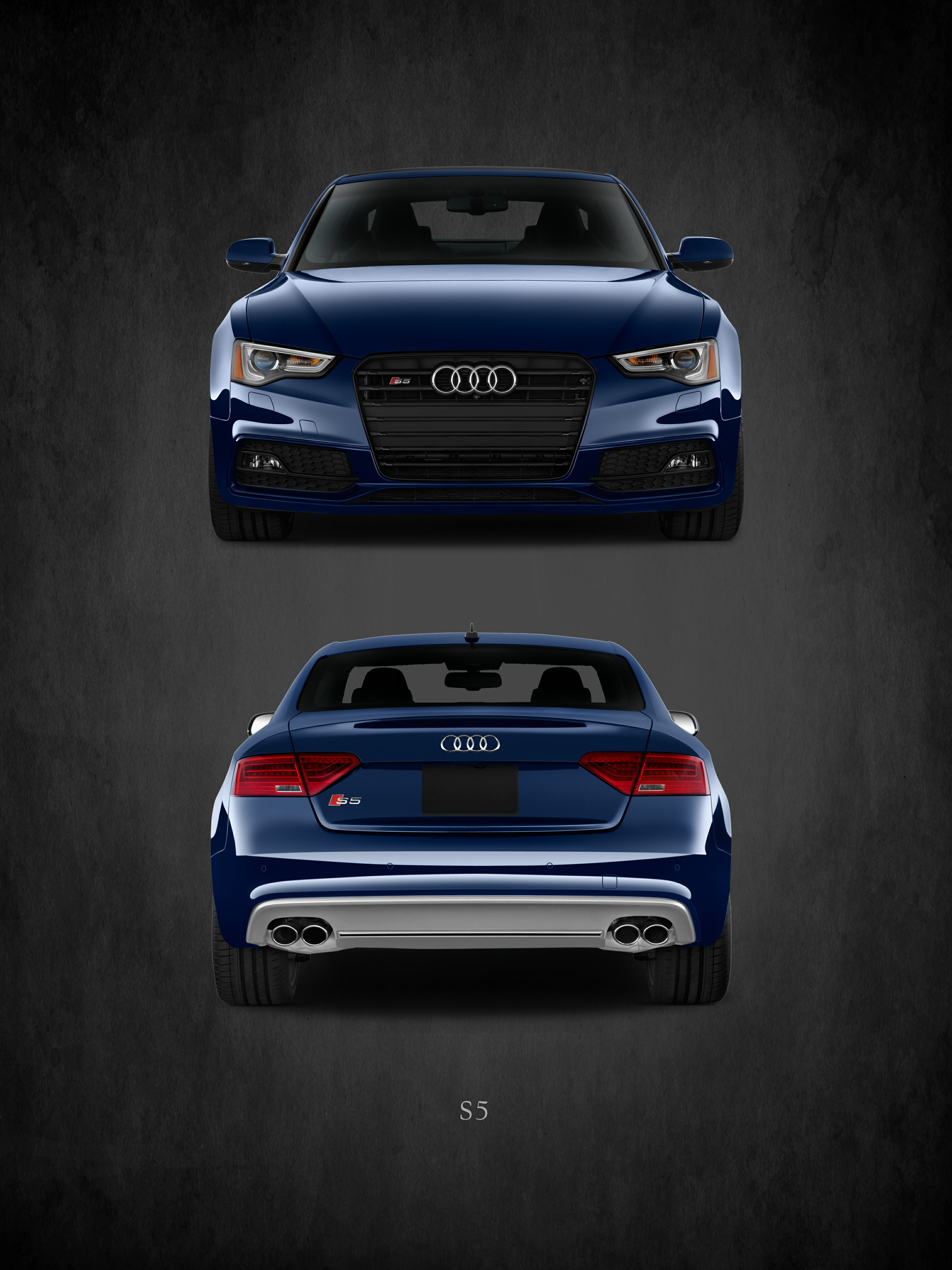 Ebern Designs Audi S5 by Mark Rogan - Wrapped Canvas Print | Wayfair