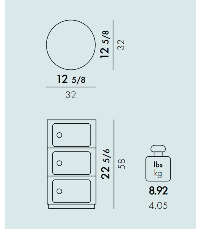 Kartell Componibili Bio Storage Unit & Reviews | AllModern