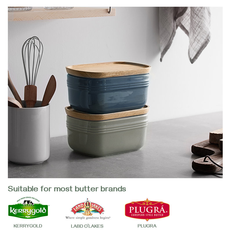 DOWAN Farmhouse Butter Dish & Reviews | Wayfair