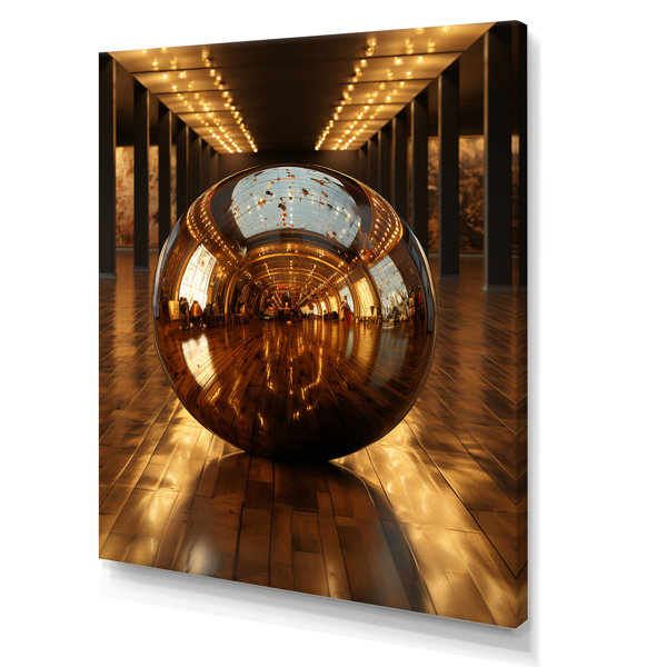 Ebern Designs " Bronze Bowling Reflections " | Wayfair