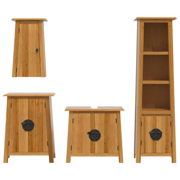 Union Rustic 4 Piece Bathroom Furniture Set | Wayfair.co.uk