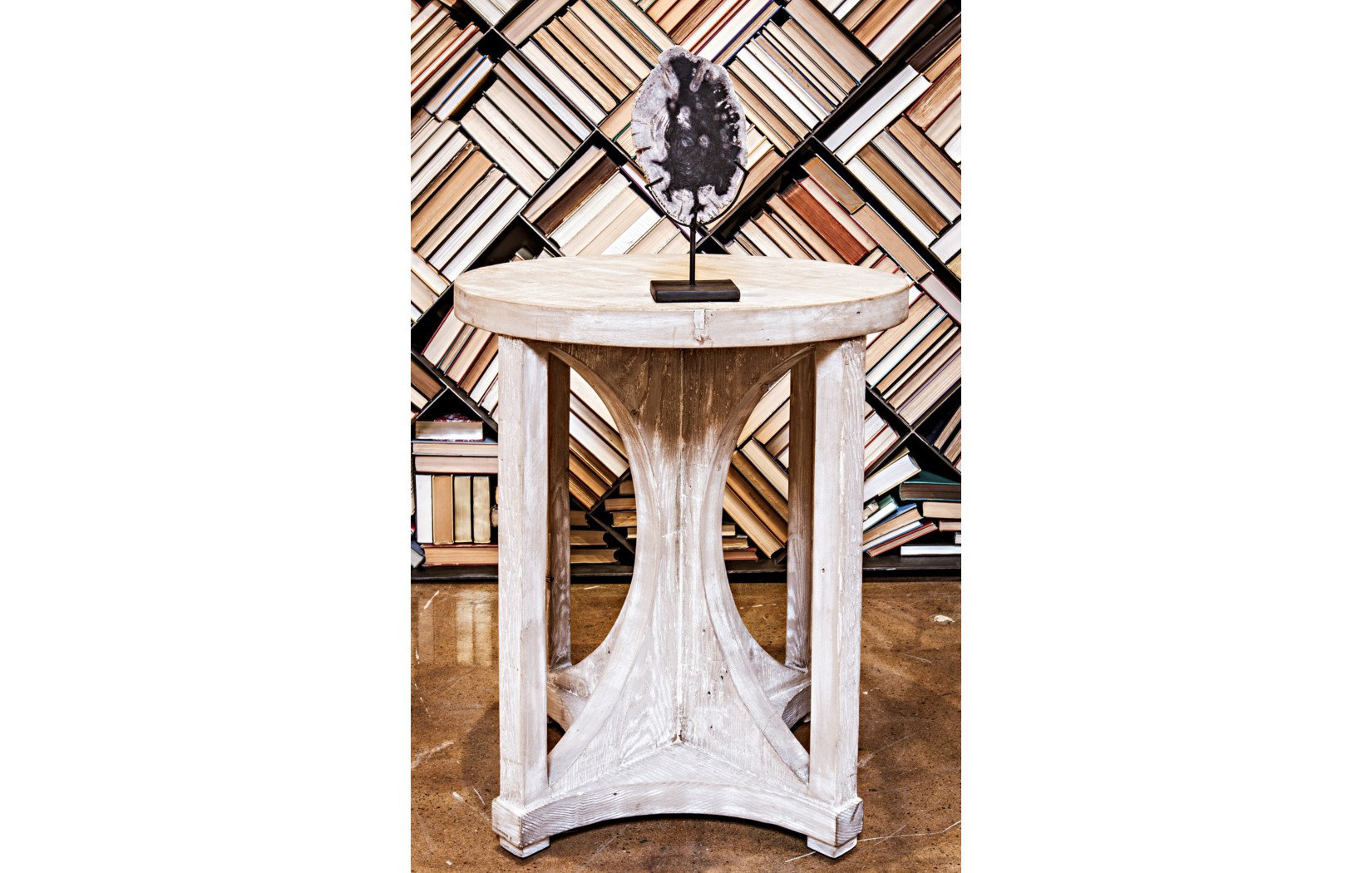 CFC Freesia Reclaimed Lumber Side Table | Wayfair