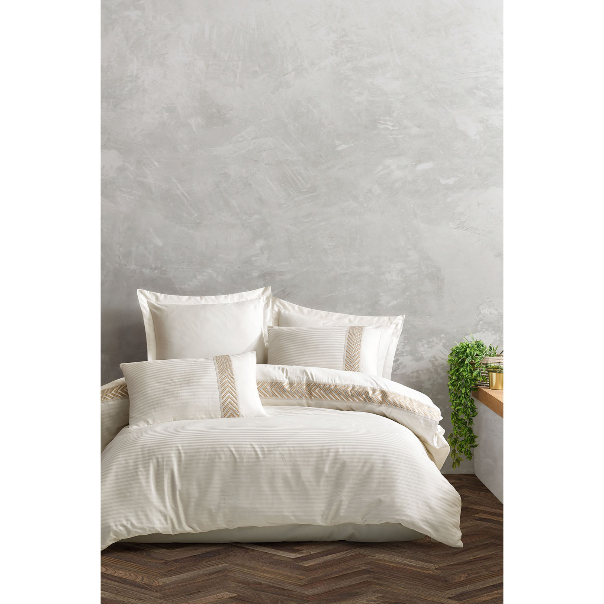 Asir Group INC Demond Ecru 100% Cotton Modern & Contemporary 6 Piece ...