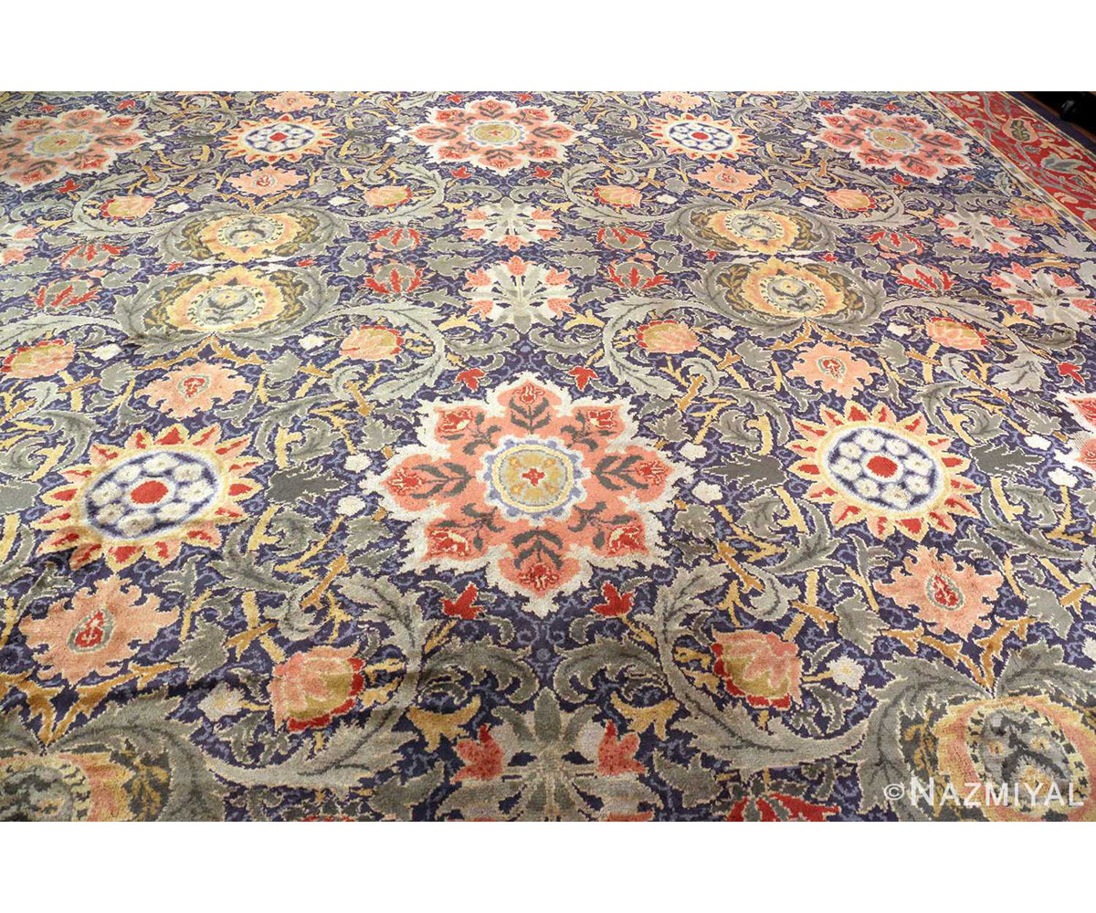 Nazmiyal Collection Antique Oversized Arts Crafts William Morris Rug ...